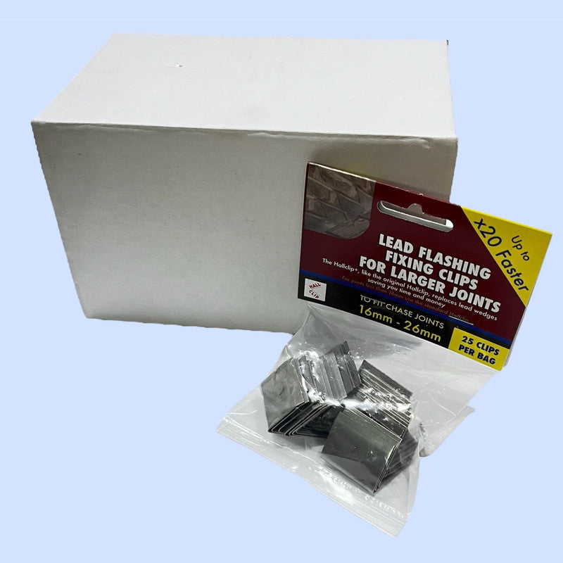 Flashing Fixing Clip Large (Box) — Leadworkers
